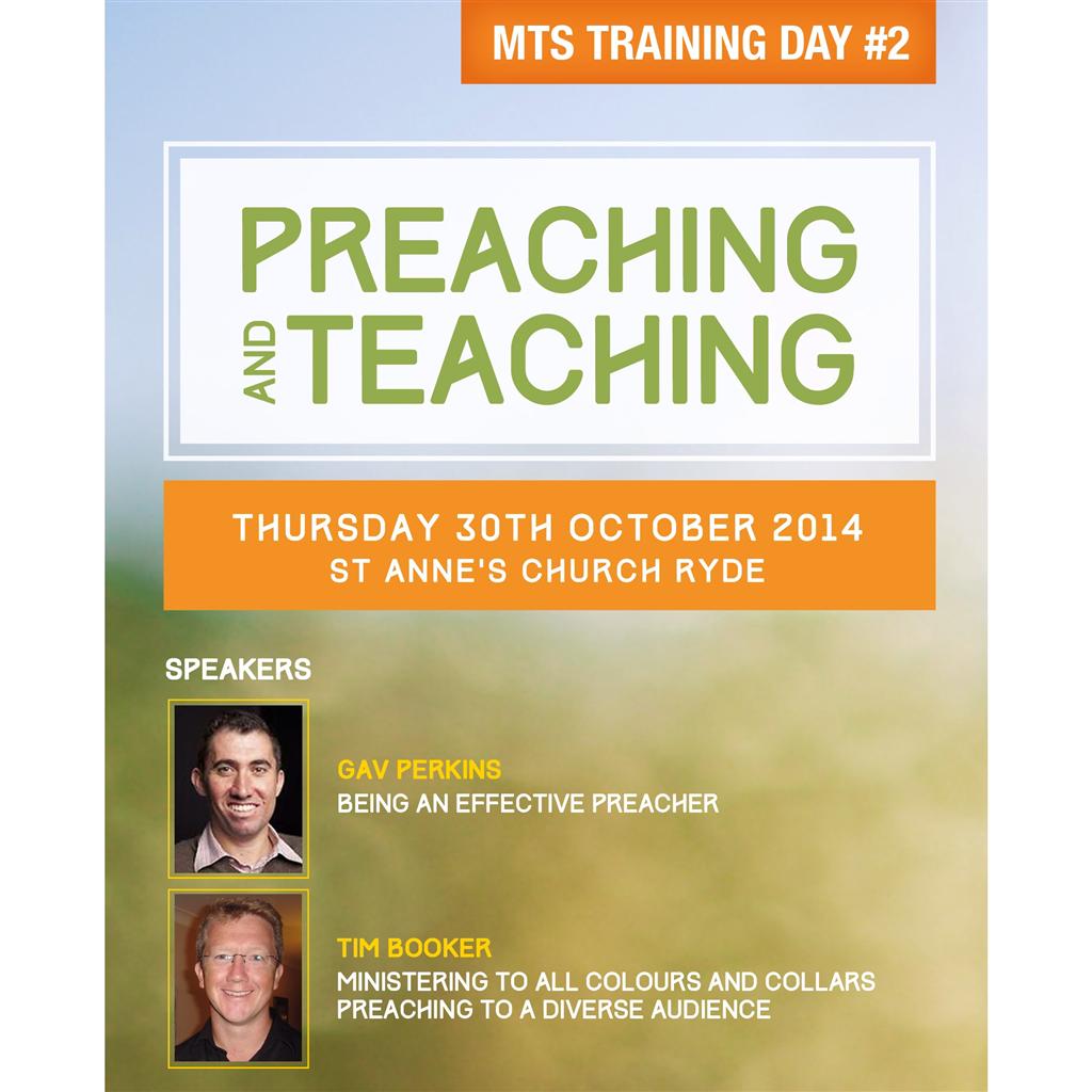 MTS Training Days 2014 - Ministry Training Strategy
